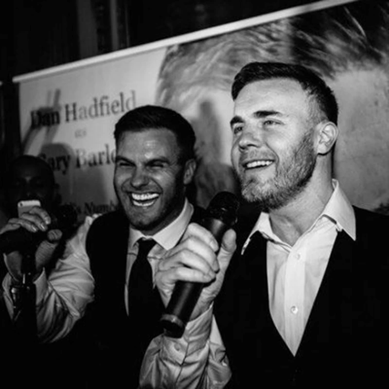Dan Hadfield as Gary Barlow tribute act - Henderson Management Agency